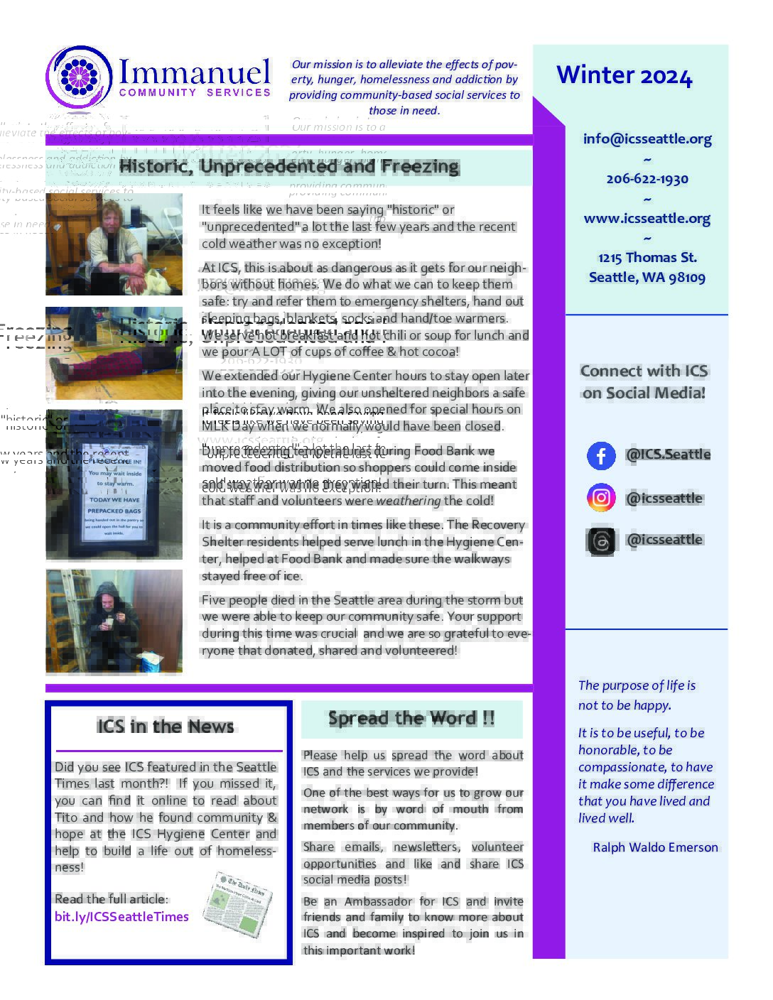 ICS Publications - Immanuel Community Services